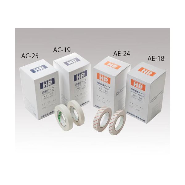 【商品説明】●１本のテープでオートクレーブ（橙色→黒褐色）、ＥＯガス（橙色→緑色）の両方に使用できます。●滅菌工程がひと目でわかります。【仕様】●型番：ＡＥ−２４●幅（ｍｍ）×長さ（ｍ）：２４×５０●入数（巻）：９●用途：オートクレーブ用（...