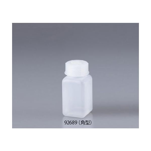 【仕様】●型番：９２６８９（角型）●容量（ｍＬ）：２５０●サイズ（ｍｍ）：８０×８０×８３●ネジ口規格：ＧＬ５０●ＧＬ規格●材質：本体／ＬＤＰＥ（低密度ポリエチレン）、スクリューキャップ／ＰＰ（ポリプロピレン）●生産国：ドイツ