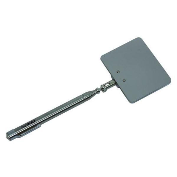 【仕様】●型番：02053　●入数：1本　●ミラー寸法（mm）：60×75　●全長（mm）：210〜610　●ミラー形状：四角型　●シャフト部：8段伸縮ステンレス管　●ミラー：ステンレス　●シャフト部：ステンレス管