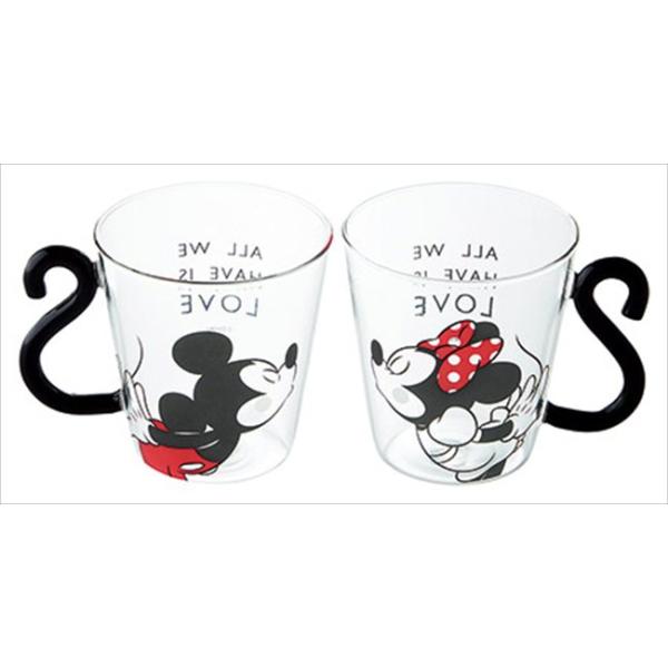 マグ/径8×H9cm(290ml)×2 耐熱ガラス