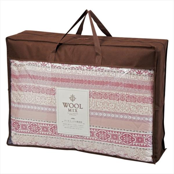 吸放湿性に優れたウールを使用。保温力があり、いつまでも暖かくおやすみいただけます。適度な弾力が体に心地よく寄り添います。