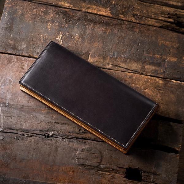 コードバン 長財布 メンズ財布 クラシック財布 オイルコードバン 高級財布 日本製財布 革財布 紳士財布 ラウンドファスナー 英国風財布 クルー発祥 オークバークレザー 黒財布 グリーン財布 限定カラー 財布プレゼント 経年変化 財布おしゃ...