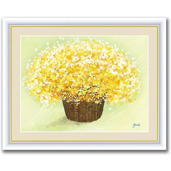 日本製　高品質　商品サイズ：【F4】42×34cm 本紙：新絹本　／　額：木製 高仕様　　額裏壁掛け用金具、紐付き(壁用の金具はついておりません）※照明の反射等により絵画が観えづらくならない様、前面クリアパネルを使わない仕様となっております...