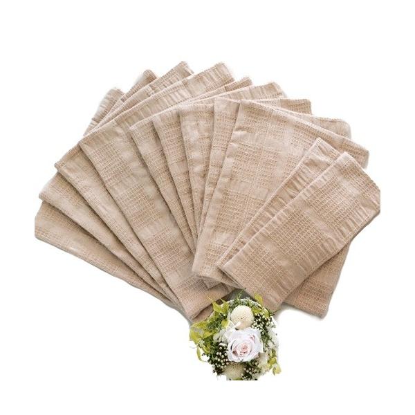 華布(hanafu)のオーガニックコットンの布ナプキン【はじめてセット】【Sサイズ（ロング）：約9×約23cm（2枚）、Mサイズ：約18×約24cm（5枚）、Lサイズ：約23×約28cm(4枚）】