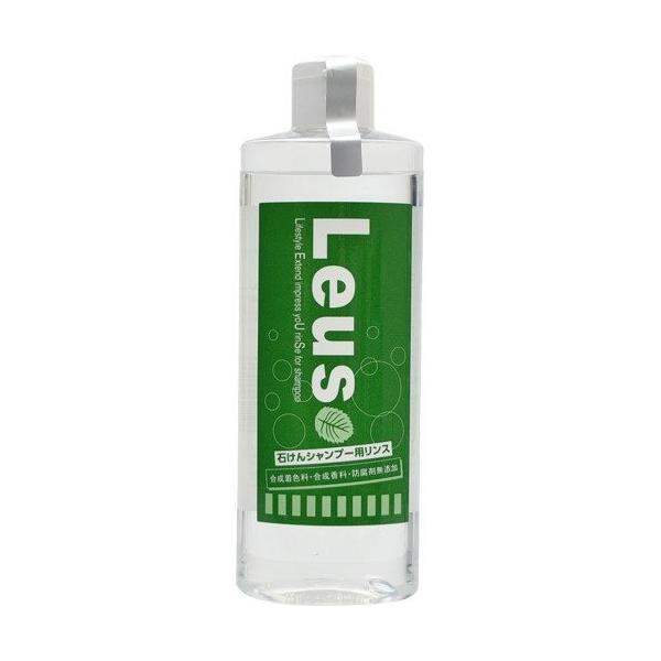Leus レウス 石けんシャンプー用リンス　280ml【レウス/まるは油脂科学/七色石鹸/無添加/ノンシリコン】