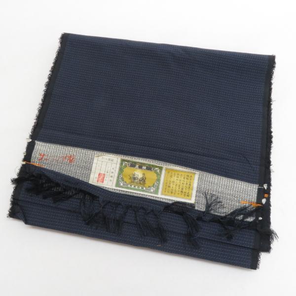 ■商品コードki9059AB■商品情報アイテム: 反物対象: メンズカラー: 紺色 x 黒色品質表示: 正絹幅：38cm全長：2100cm[ 保証期間 ] 初期不良（到着から1週間）のみ■商品詳細[ 全体 ]ココロードランク = 5：目立っ...