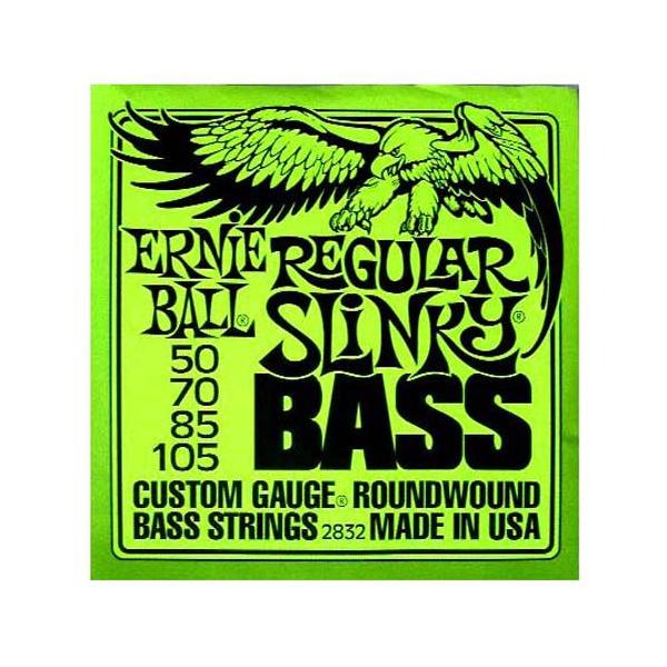 【メール便OK】ERNIE BALL / REGULAR SLINKY BASS / Nickel RoundWound Bass Strings　Made In USAハイブリッドSでも頼りない、物足りないという方へ。◆レギュラー スリン...
