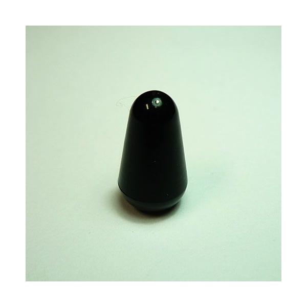 【メール便OK】バルク品につきパッケージはありません。レバーSWノブ ブラック ミリサイズST（ストラトキャスター）等のピック・アップ切替レバー・スイッチによく付いているツマミです。※ミリ規格のレバー・スイッチにご使用下さい。