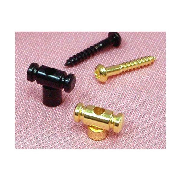 【メール便OK】エレキギター用 パーツ筒型ストリングリテイナー（ストリングガイド、テンションピン）ヴィンテージスタイルのカモメ（波/羽根）型ピンに比べ、弦との接点が小さく摩擦も少ないため、アーミングやチョーキング時にテンションピンに引っ掛か...