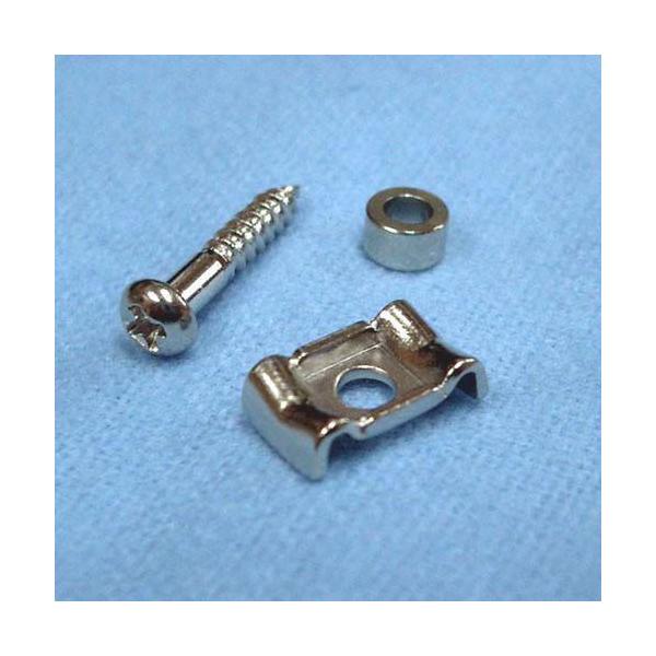 【メール便OK】エレキギター用 パーツカモメ（波、羽）型ストリングリテイナー（ストリングガイド、テンションピン）取付ビス、スペーサー付属