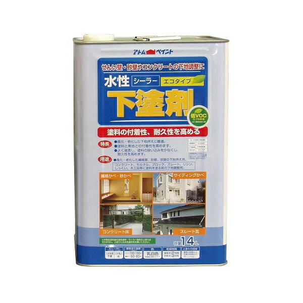 【特長】・風化した面の素地押さえや吸い込み止めに。・塗料の付着性・耐久性を高めます。【属性・仕上がり感・塗り回数】・水性　/　1回塗り【用途】・コンクリート、モルタル、スレート、ブロック、リシン、しっくい、　繊維壁、砂壁、京壁、スレート瓦等...