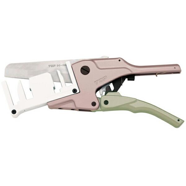 エアコン用樹脂製配管化粧カバーの切断に・切り口スッキリ、返りバリが出ないから作業効率アップ・INABA製新型エアコン用MDダクトに対応・MD-751、MD-851を2枚（底部、フタ部）重ねて同時切断切断対商品INABA スリムダクト(MD7...