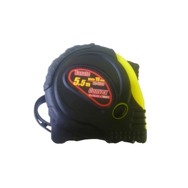 ※記載の商品画像はイメージ（代表画像）ですので画像だけの情報のみでご購入はお控え頂き、必ず記載内容をご確認下さい。5.5M メージャー （ミリ目盛付）【特長】ロック付、ラバー付きボディー、ソリッドテープ、減速ボタン付きコンベックス□長さ（m...