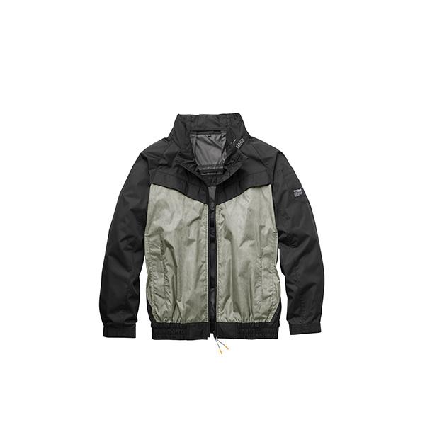 革新的なシルエット。オーバーサイズのカラーがおフェンスモードへ切り替えるスタイリッシュ空調ウェア。フルハーネス対応のロングスリーブ。裏チタン生地が日差しを遮り、効率よく涼風を巡らせる。風をたっぷりと含むオーバーフィットtypeで着衣下の身体...