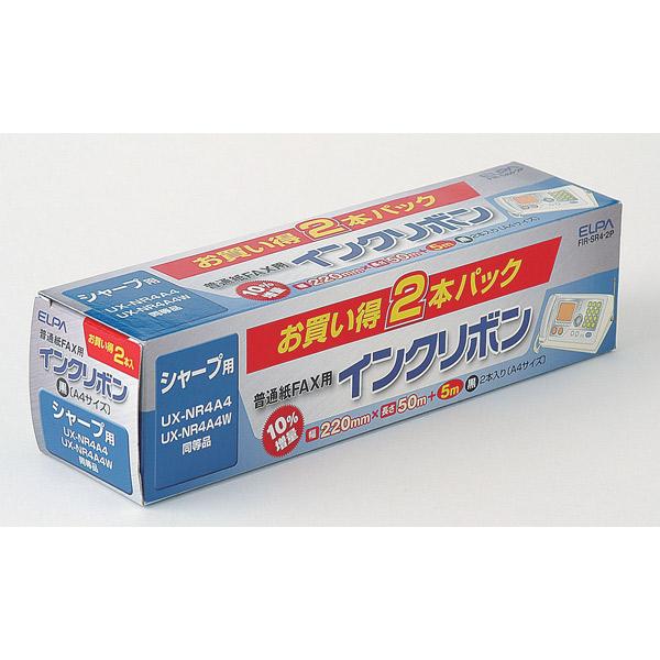 □適合機種　シャープ UX-NR4A4/UX-NR4A4W　NTT ファクシミリ用P形A4インクリボン(5)□A4サイズ□リボン1本プリント枚数：約185枚□幅220mm×長さ50m+5m□3本入JANCD：4901087169948【銀行...
