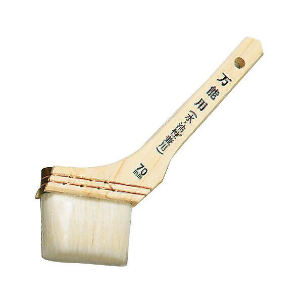 【特長】・水性・油性塗料が綺麗に塗れ、作業中の刷毛さばきも良好な多用途刷毛です。【用途】・万能用。【毛質】・化繊65%、ヤギ毛20%、豚毛15%【注意事項】・強溶剤の塗料、シンナーの長時間使用はお奨めしません。・塗装用途以外にはご使用になら...
