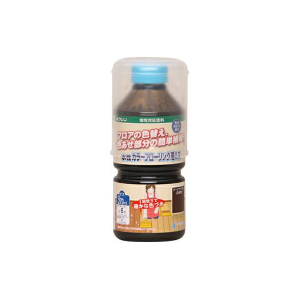 【特長】・窓の近くなど、日差し等で傷み、剥がれたり色あせたりした合板のフローリングを着色して、傷んだ部分を目立ちにくくします。・【ホルムアルデヒド放散等級】F☆☆☆☆【用途】・傷んだ屋内のフローリング【サイズ】・100ML：塗り面積 約2....