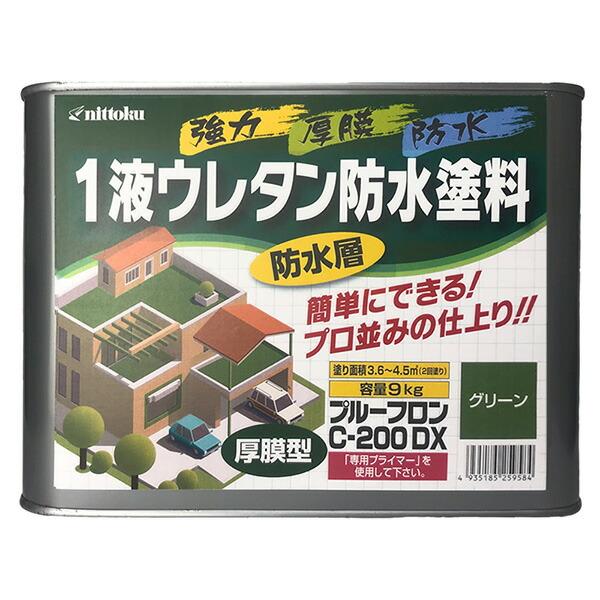 □特長　1液ウレタンのため硬化不良がなく安定した塗膜を形成します。厚みのある(2mm)ウレタンゴム皮膜により耐久性が抜群です。　無溶剤タイプのため気になるシンナー臭がなく取扱いが安全です。□用途：ベランダ・バルコニー、一般構造物の屋上防水に...