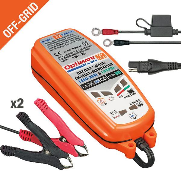 ●OptiMate DC-DC 12V 2A充電器は、別の12V電池から電力を引き出し、AC100V電源無しで12V鉛蓄電池または12.8V LifePO4/LFPリチウムバッテリーを充電する充電器およびバッテリーメンテナーです。 　? A...