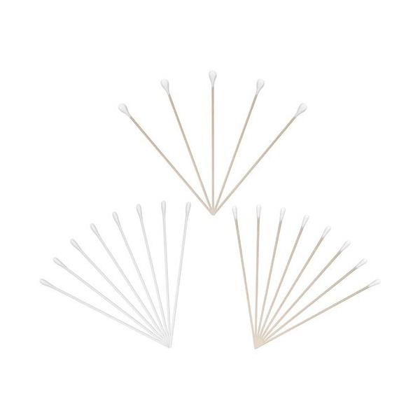 年末の清掃や、日々のお掃除に便利な、お掃除用綿棒です。【用途】細かい部分の清掃作業。【機能】耳かき綿棒に比べ、綿球が硬く、作業中に綿くずが出にくい仕様になっています。色々な形状・長さをセットにしたお試し用セットです。清掃作業以外にも、車・バ...