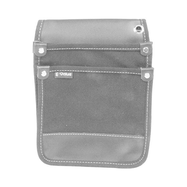 洗練されたスタイル・高品質・圧倒的コストパフォーマンスです。【用途】帆布製電工腰袋。【機能】軽量で丈夫です。さまざまな道具の携帯に便利です。【仕様】●サイズ：約幅200×奥行90×高さ255mm。●色：ブラック。【材質】●帆布。【注意事項】...