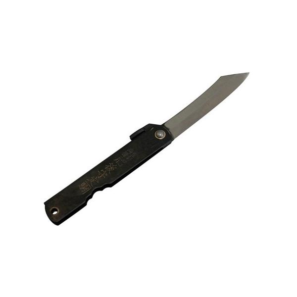 収納に便利な折込式ナイフです。【用途】竹細工・工作用。【機能】使用時には、チキリを指で押さえブレードを固定する、無駄のない形状のフォールディングナイフです。【仕様】●全鋼。●刃渡り：約77mm。●全長：約175mm。【注意事項】使用時には押...