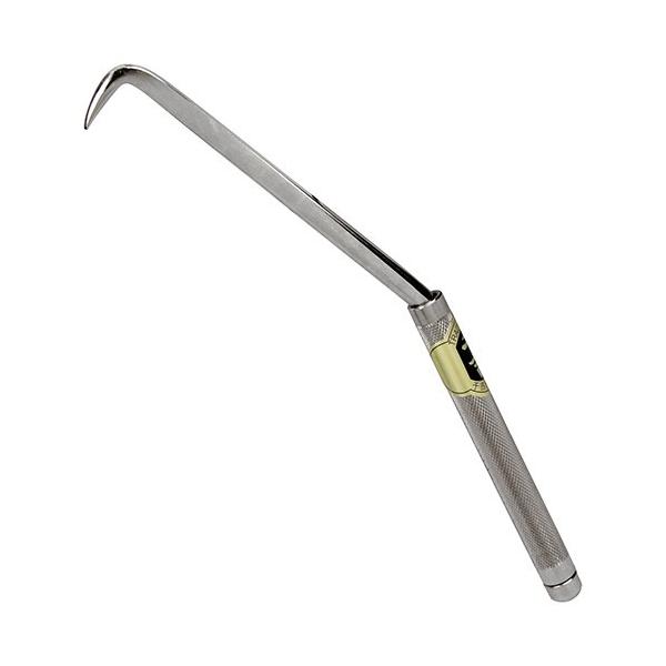 針金や番線を使って結束する工具です。【用途】結束線の締め付け。【機能】建設現場の足場組み、鋼材運搬の荷造り等、物を固定する際の締め付け作業に使用できます。先端が細く、とがっているので締め付けやすく、抜きやすくなっています。【仕様】●全長：約...