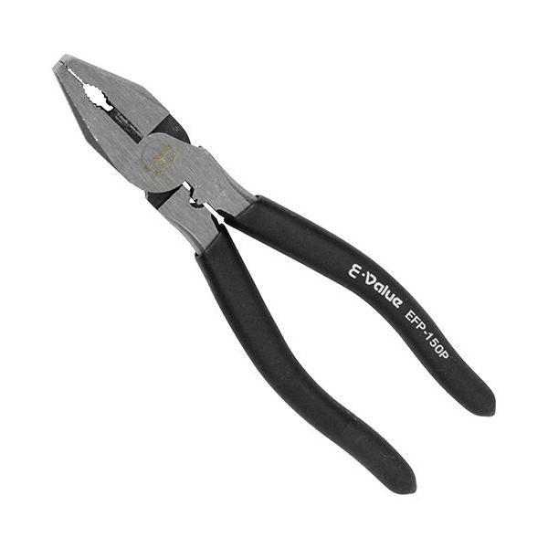 テコ原理でラクラク切断できるペンチです。【用途】軟鋼線の切断作業。【機能】1丁で廻す、切る、挟む、曲げる等の作業が行えます。支点が刃先に近いので約30%(当社比)軽い力で切断できます。【仕様】●切断能力：軟鉄線・直径1.6mm。●刃部硬度：...