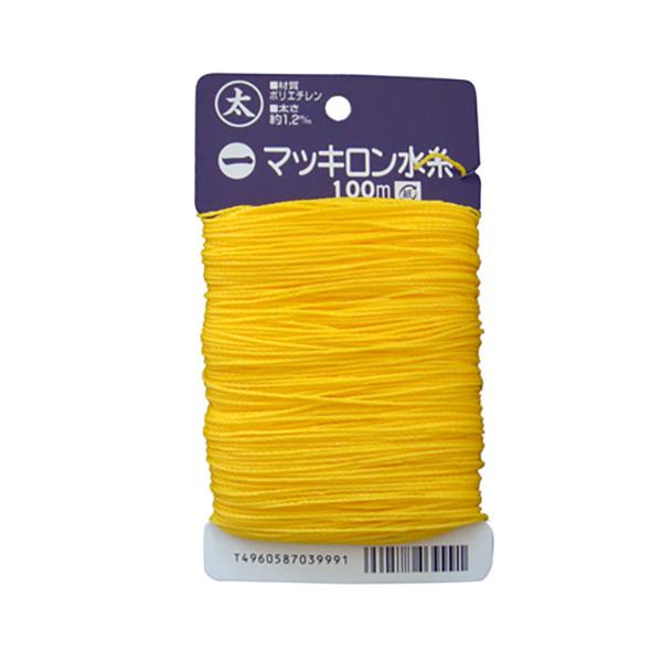 一般測量用の水糸です。【用途】測量用水糸。【機能】手軽なカード巻きです。【仕様】●色：黄。●糸の太さ：約1.20mm。●長さ：100m。【材質】●糸：ポリエチレン。【注意事項】製造上、糸に継ぎ目が入る場合があります。【商品サイズ】縦(mm)...