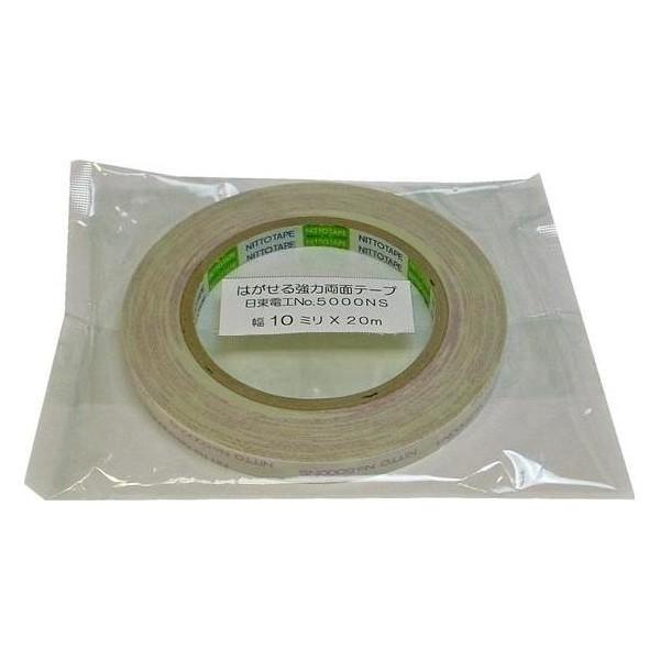 ●この両面テープは日東電工（株）の製品です。●基材の強度に優れ、はがす時に切れにくく、キレイにはがせます。●はがしやすく、はがした後のり残りが少ないです。●ポリプロピレン・ポリスチレンなどのプラスチック素材によくつきます。●金属板やプラスチ...