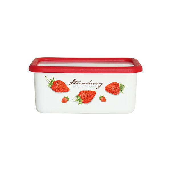 表面のガラス質は汚れがつきにくく、匂いうつりも少ないので、発酵性食品等様々な食材の保存が可能です。フタを外せばオーブンやグリル調理にもご使用いただけます。エラストマーの蓋は柔軟性があり開閉しやすく、丈夫で長持ちします。●サイズ（約）：幅17...