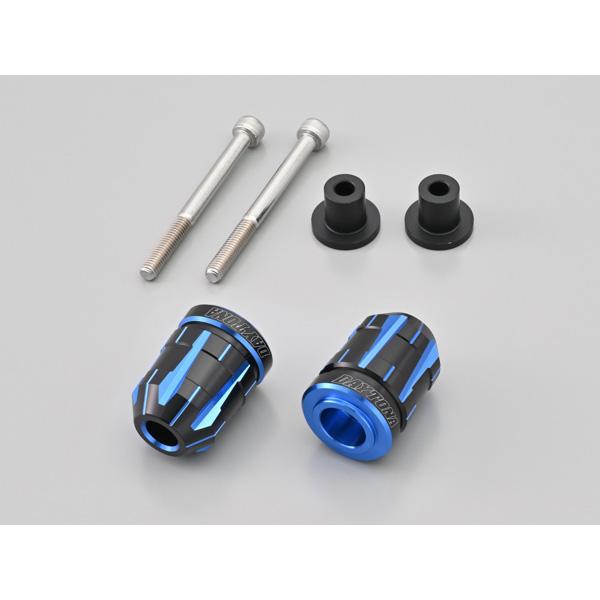 商品説明アルミの無垢素材から繊細で丁寧な加工で削り出し、2色のコントラストがきわだつデュアルアルマイトで仕上げました。「スクラッチ」にエッジを効かせ幾何学模様にモディファイ。mlボルトで固定されているKAWASAKI車の純正ハンドルに対応し...