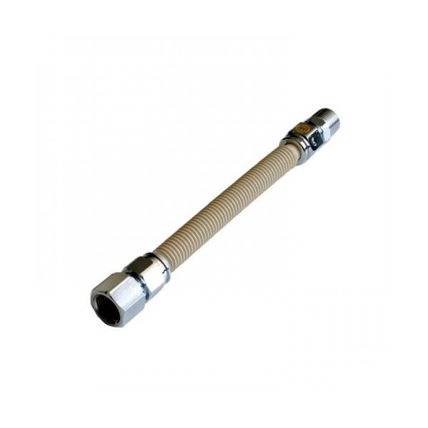 低圧金属フレキ管LPG用1/2×400ガス栓と燃焼機器を接続するための金属可とう管Oリングシール仕様・屋内外兼用タイプ接続するには資格が必要です。液化石油ガス設備士等JANCD：4560489954684【銀行振込・コンビニ決済】等前払い決...