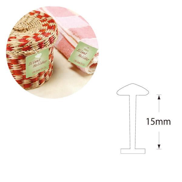●商品サイズ：１５ｍｍ●商品材質：ナイロン●商品説明：商品にタグを取り付ける際や、靴下・スリッパなどを結束する際に使用します。専用のガンが必要です。　細はデリケートな繊維ものなどに。　１００００本入　１００本連結JANCD：49017556...