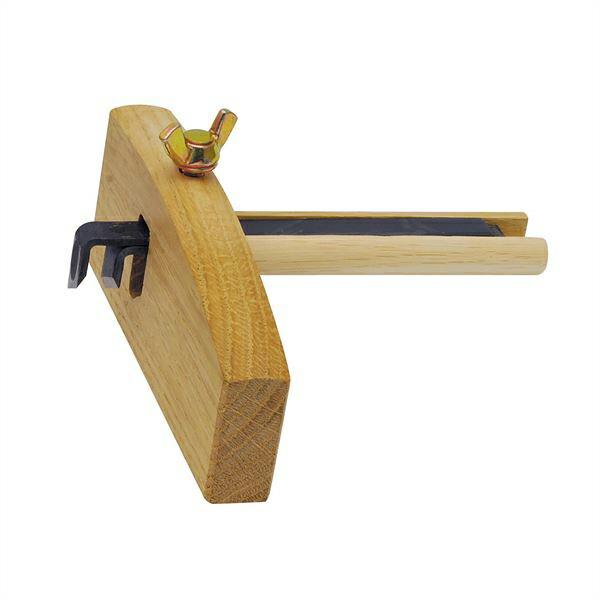 加工物の側面に沿った加工線のケガキに 穴の内側などのケガキに同時に二本線が引ける二枚刃□材質 刃部:刃物用特殊鋼 台:ナラ材JANCD：4907052114173【銀行振込・コンビニ決済】等前払い決済予定のお客様へ当商品は弊社在庫品ではなく...