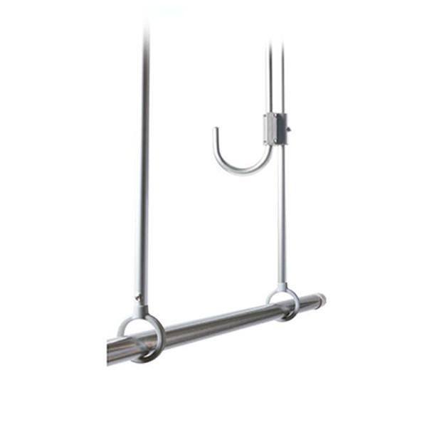 本商品は、公団向けの天吊り物干し金物専用で、物干竿の位置を下方へ降ろし、ユーザーに便利に使用して頂く商品です。特に女性・お年寄りなどの背が低い方が洗濯物を干す作業が楽になる商品です。　                            ...