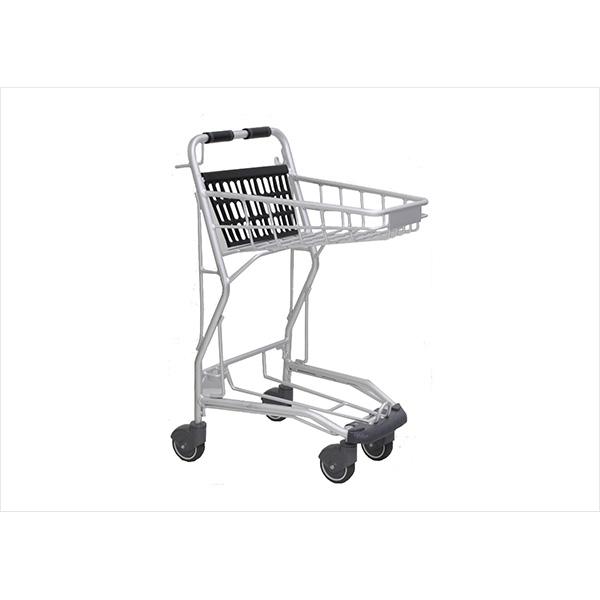 軽量なアルミ製のショッピングカートです。重い荷物を載せても比較的操作がしやすいです。【ご案内】1台のご注文：個人・法人のいずれも納品可能2台以上のご注文：法人限定(個人のご注文不可)本体：スチール　ハンドグリップ：ポリプロピレンキャスター：...