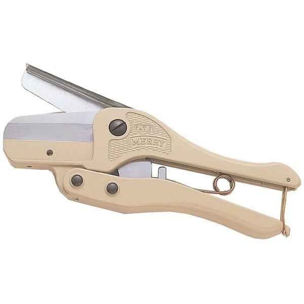 あらゆる軟材がまっすぐに美しく切断できます。いままで苦労して切っていた物の切断に是非お試しください。強力タイプ。あらゆる軟材（ゴム・ウレタン・ナイロン等各種ホース、樹脂板・竹材、ベルト・皮革類、ナイロン・麻等のロープ、電線（ただし芯線がより...