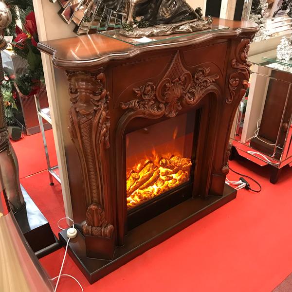 フェイクファイヤー付マントルピース 送料無料 設置込にてお届けいたします。ホワイトは完売となりました。たくさんのご購入ありがとうございました。いつかはお部屋に置きたい憧れのインテリア、マントルピース。こちらはフェイクファイヤー付きで 雰囲気...