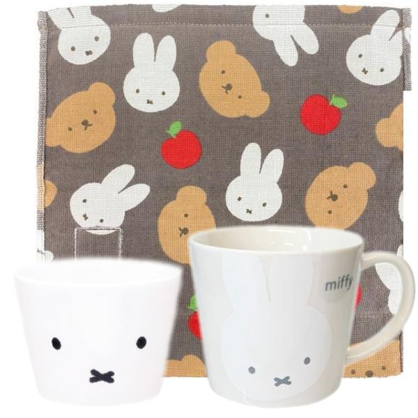 ミッフィー ギフト おかお フェイス ミッフィ グッズ オシャレ 人気 キャラクター誕生日プレゼント 女性 女子 お礼 お返し 新築祝い 出産祝い バレンタイン ギフトマグカップ マルチカップ（ミニカップ）タオルハンカチ（ミニタオル）人気キ...