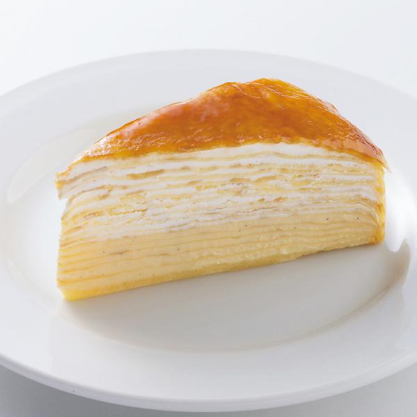 【地域限定送料無料】(※北海道・沖縄・一部離島等除く) 業務用食品カスタードクリームとホイップクリームの2種類のクリームをもちもちしたクレープ生地で層に仕上げました。なめらかで、とろけるような食感に仕上げました。＜アレルゲン＞卵、乳、小麦、...