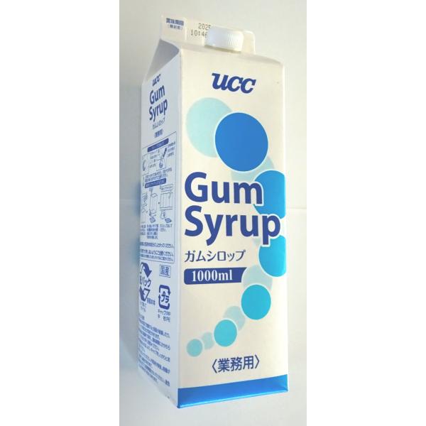 UCC　業務用サイズ　の ガムシロップ １L×12本(1ケース)　アイスコーヒーにどうぞ。 UCC ガムシロップ　1000ml×12本(1ケース)アイスティ アイスコーヒーはもちろん レモネードにも使える業務用ガムシロップです。(1本あたり...