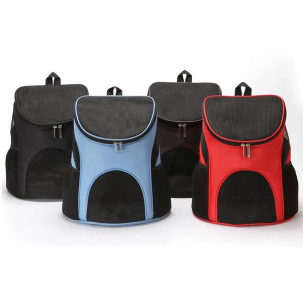 暑い　今の時期　通気性良いメッシュ　抱っこリュック　小型犬　2ｋｇ位　カラー：ブルー　レッド
