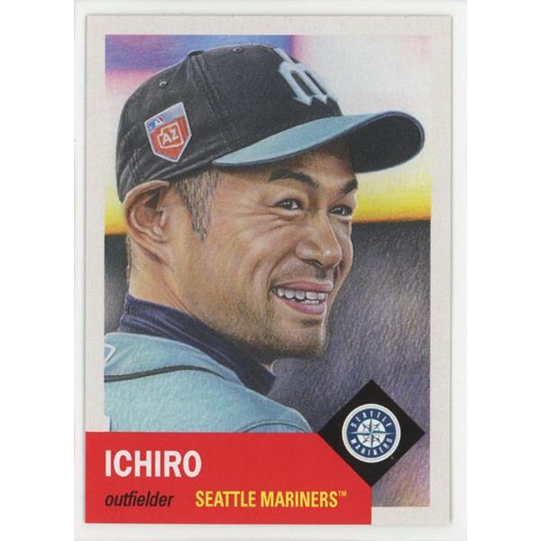 イチロー 2018 Topps Living Set #25 裏面プリントレッドサイン入り