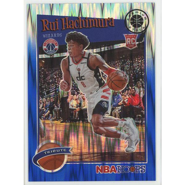八村塁 19/20 Panini Hoops Premium Stock Rookie Blue Frash Prizm RC 32/49 #300
