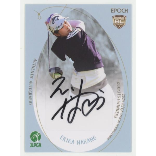 中野恵里花 2024 EPOCH エポック JLPGA 日本女子プロゴルフ協会 Rookies &amp; Winners 直筆サインカード RC ルーキー 106/108