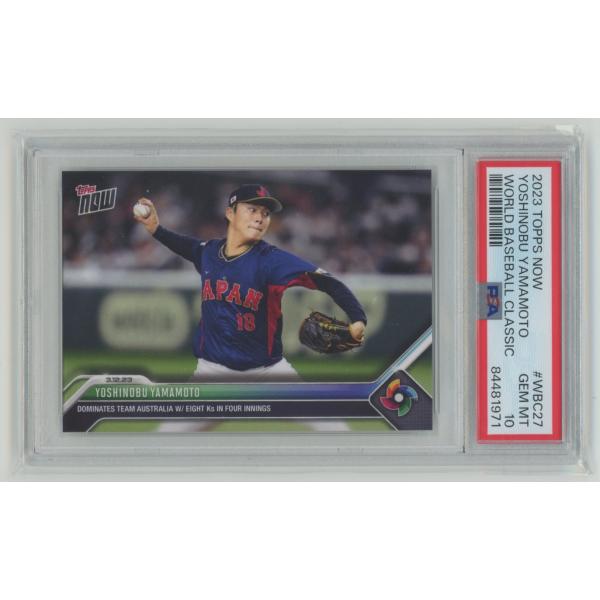 【PSA10 GEM MINT】山本由伸 オリックスバファローズ 2023 Topps Now World Baseball Classic WBC 侍ジャパン 日本代表 2023年3月12日 #WBC27