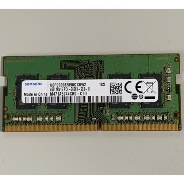 ●付属品：なし●状態：中古（動作確認済み）●保証期間：商品到着日＋7日以内まで●備考：商品画像は代表して撮影したものを編集して掲載しており、基盤色や小傷等の細部状態に差がある場合がございます。※PCメーカー由来ラベル（メモリメーカー以外が貼...