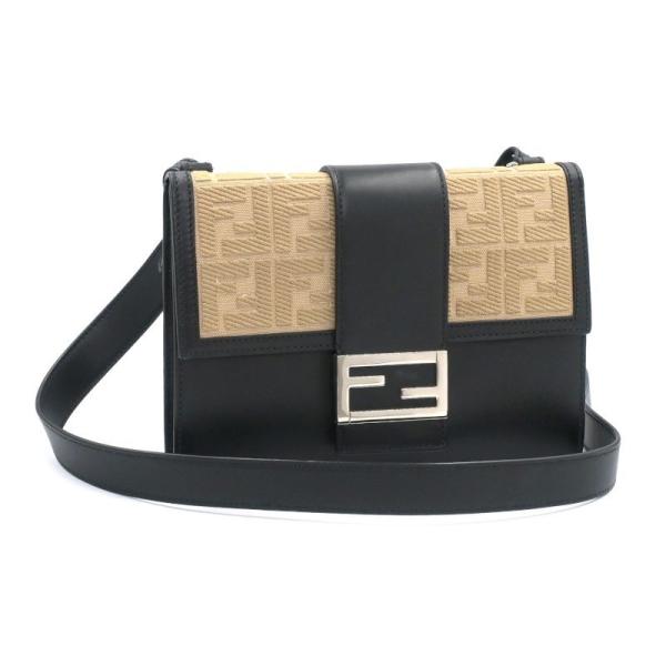 商品番号：c240101808879ブランド名：フェンディ FENDI商品名：ズッカ フラットバゲット ショルダーバッグ型番：7VA524サイズ：(W)22×(H)16.5×(D)3.5cm ストラップ約112cm〜116cm本体カラー：ブ...