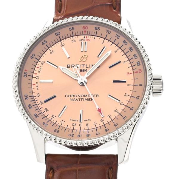 商品番号：c240600025391ブランド名：ブライトリング BREITLING商品名：ナビタイマー オートマチック 35 型番：A17395201K1P1サイズ：ボーイズケースサイズ：35mm (リューズ含めず)内周：最大18.0cm文...